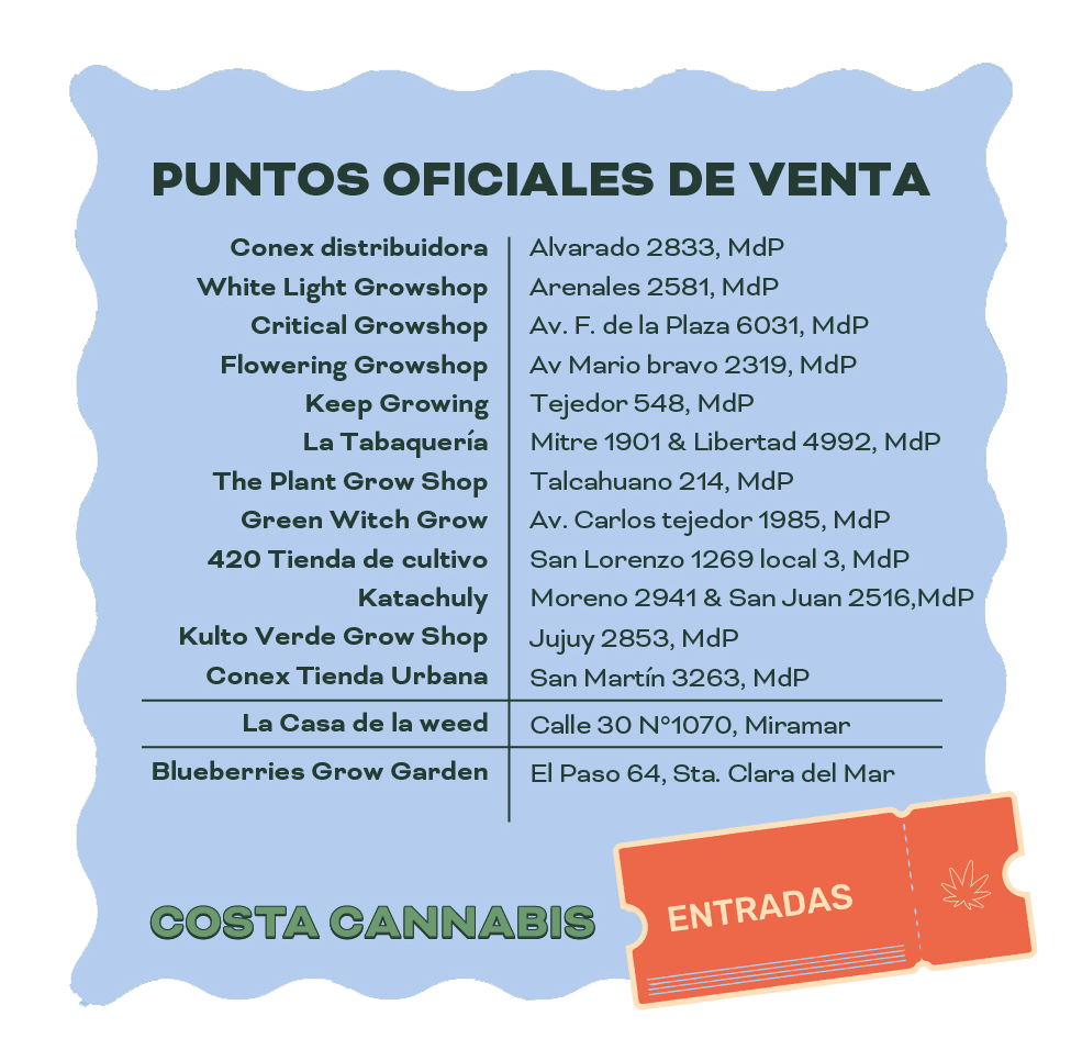 Tickets - Costa Cannabis